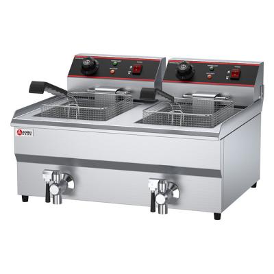 Cina 13L 13L Oil Fryer Professional 2 Tank 2 Basket Electric Chicken Deep Fryer per il 2023 in vendita