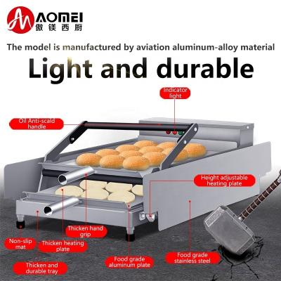 Cina Materiale di lega di alluminio Macchina elettrica per la stampa degli hamburger per il controllo meccanico del timer in vendita