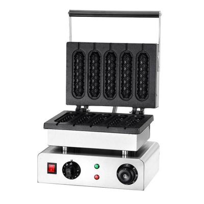 China 5 Crepe Stick Waffle Maker voor commercieel gebruik 10 kg Bruto Gewicht 300x270x230mm Productgrootte Te koop