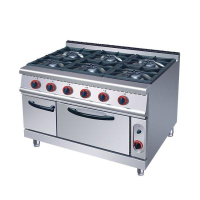Cina Commerciale 6 bruciatori forno a gas range stufa 220KG Capacità e tensione V LPG2800PA in vendita