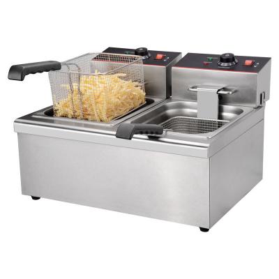 Cina Fritura elettrica da ristorante da 11 kg con grande capacità e design multifunzionale in vendita