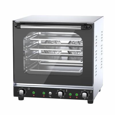China Behoorlijke en krachtige elektrische commerciële convectie broodroosteroven met stoomfunctie Te koop