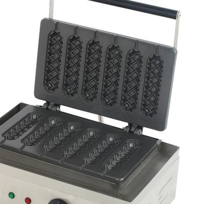 Cina 220V-240V Voltage Hot Dog Lolly Waffle Maker Machine per non attaccare mais croccante siamese in vendita