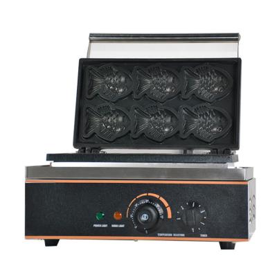 Cina Apparecchiature per cucine alberghiere Commerciale Forma di pesce Torta Waffle Cone Maker Nonstick Elettrico in vendita