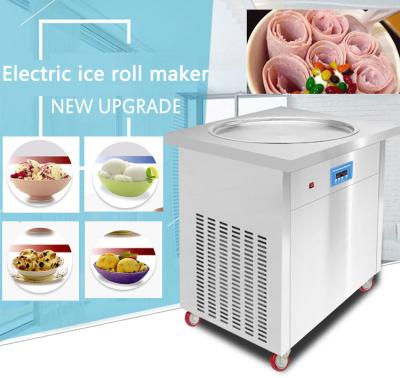 Cina Macchina per la padella a rotolo di gelato fritto a temperatura controllata per gli snack in vendita