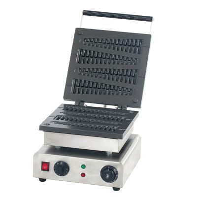 China Roestvrij staal elektrische lolly wafelmaker voor bakken wafel taart brood in commerciële Te koop