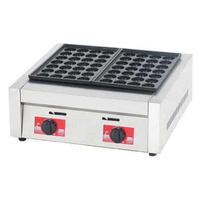 China Double Plate Gas Takoyaki Grill voor heerlijke en authentieke Japanse Octopus Balls Te koop