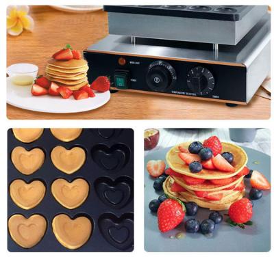 Cina 0.85KW Commerciale Olandese Mini Pancake Maker Poffertjes Making Machine con Timer 0-5 min in vendita