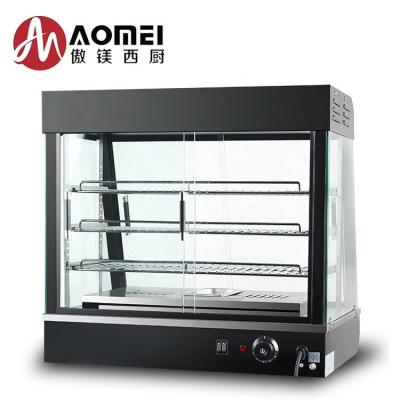 Cina Display di riscaldamento alimentare in vetro a tavolo elettrico 3 strati in vendita