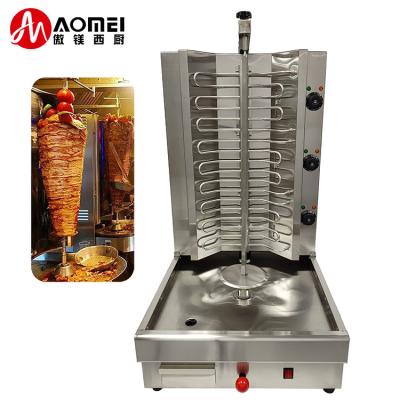 Cina 220V Gas 3-burner elettrico automatico rotativo pollo Kebab Doner Shawarma Making Machine in vendita