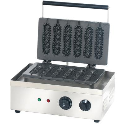中国 玉米ワッフルメーカー用ステンレススチールスナックマシン 220V 商用6部位スタイル 販売のため