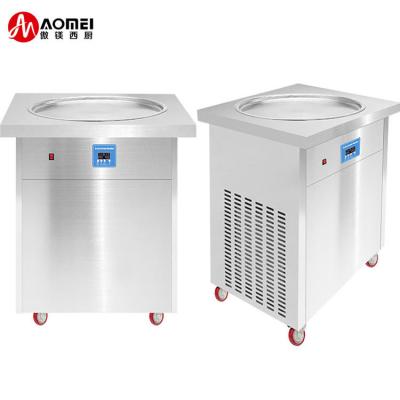 Cina Macchina a rotoli di gelato fritto da una sola padella da 60 kg approvata per i requisiti del cliente in vendita
