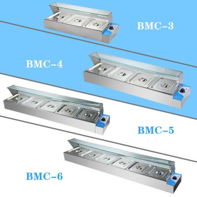 Cina Fast food Electric Buffet Bain Marie con materiale in acciaio inossidabile a 1440*350*305mm in vendita