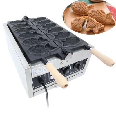 Cina Macchina per la fabbricazione di taiyaki in acciaio inossidabile per attrezzature per snack e dimensioni di pesce 128x8x78mm in vendita