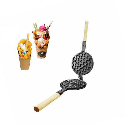 Cina Acciaio inossidabile Non-stick Mini Heart Shape Cone Bubble Waffle Maker per Snack Machine in vendita