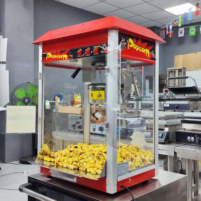 中国 スナック食品用電動ポップコーンメーカー レッドキャラメルポップコーンマシン 応用分野 販売のため