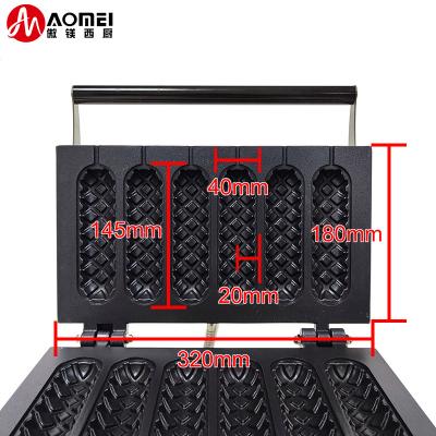 China TCB-6 Fabricante de Waffle Elétrico Comercial com Função de Rede Automática à venda