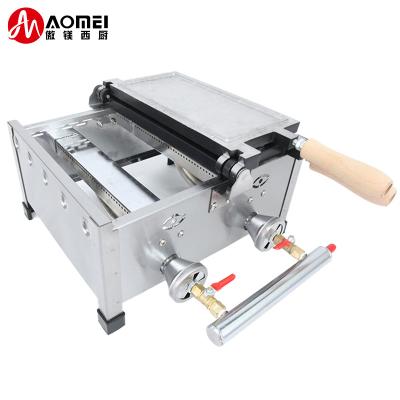 Cina Lpg tipo Taiyaki Fish Machine 14 pcs Mini Fish Waffle Maker per il numero AO-1104R in vendita