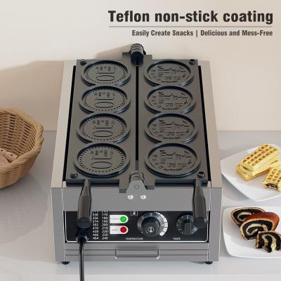 Cina Produttore di waffle elettrico commerciale ad alta produttività per macchine di facile utilizzo e snack in vendita