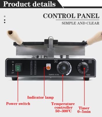 Cina 510x400x190mm Banana Shape Waffle Making Machine 2023 Modello 5pcs Capacità Non-stick in vendita