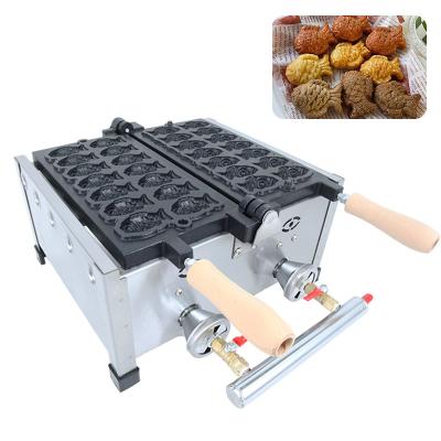 Cina 8 kg di energia a gas Taiyaki Waffle Maker Modello AO-1104R per pasticceria e gelati in vendita