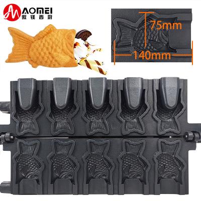 Cina Macchina per la produzione di waffle a forma di pesce per dolci elettrici e dolci surgelati in vendita