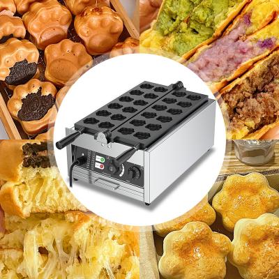 Cina Macchina da forno per muffin a zampa d'orso da 3000W con forma a zampa di gatto Voltaggio 220v Cartoon Waffle in vendita