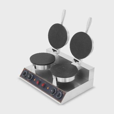 China Elektrische wafelkegelmachine met hoge productiviteit TCB-2 voor snackapparatuur Te koop