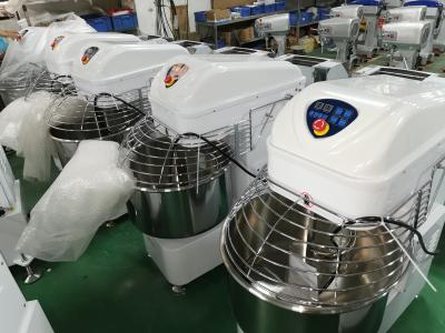 中国 ICのパネル制御8kg小麦粉のピザ パンのケーキのための螺線形のこね粉ミキサー 販売のため