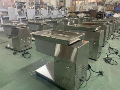Cina Affettatrice commerciale per carne fresca spessore 6 mm 500 kg/h per la lavorazione degli alimenti in vendita
