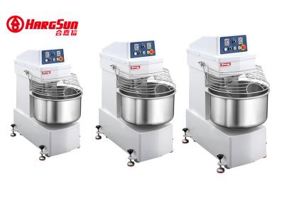 Cina impastatrice a spirale 130L 50 chilogrammo 6000W durevole con 2 motori in vendita