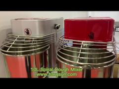 3kg van de de Mixer Elektrische Hand van de capaciteits de Kleine Spiraalvormige Mixer Machine van de de Cakemixer