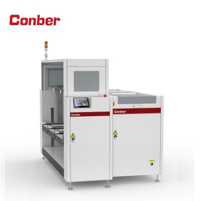 China PCB Handling Machine with Three ESD Magazines Working Alternately and Same Side Access for Quick Magazine Changing and Motor Lifting with 4 Adjustable Steps for sale
