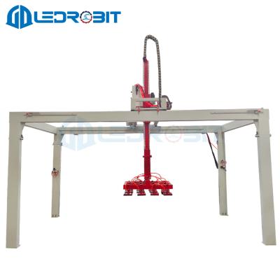 China Full Automatic Loading And Unloading Machine Palletizing Slabs Cement Bricks Clay Bricks Equipped With PLC And Servo Motors for sale