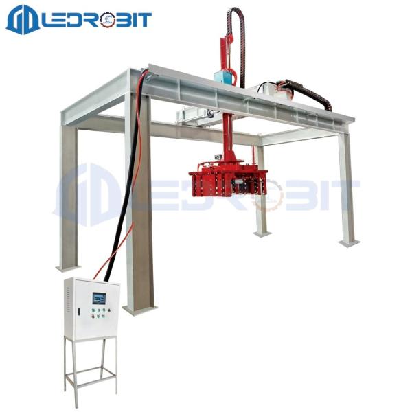Quality Efficiency-boosting Automatic Rectangular Stone Slabs Full Layer Palletizing machine Servo Motor Clamp Unloading Machine for sale