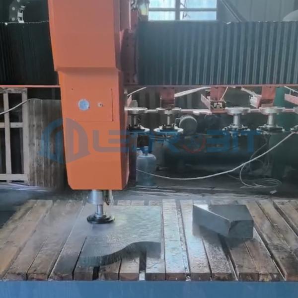 Quality Addressing Production Bottlenecks Automatic Polishing Machine in Multi-Spec Stone Processing Dual Y-Axis Stability for Varying Thickness Slabs for sale