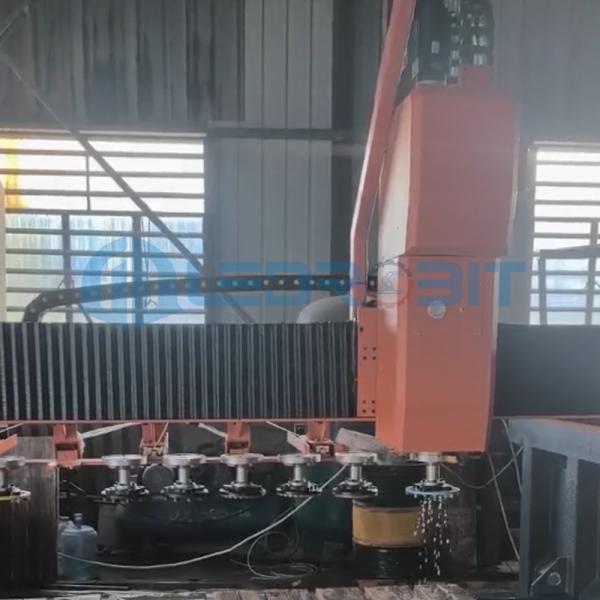 Quality Breaking Through Shape Limits in Slab Polishing CNC Vision Scanning Technology Achieves Ra-Level Surface Consistency for Irregular Shapes for sale
