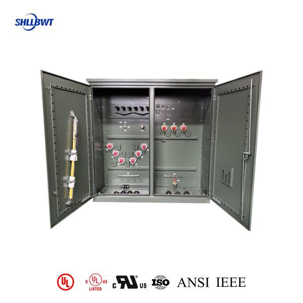Quality 2000kVA Three Phase Pad Mount Transformer 12470V Oil Filled Ground Mounted for sale