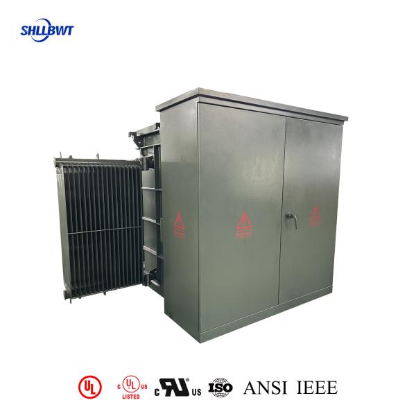 Quality 2000kVA Three Phase Pad Mount Transformer 12470V Oil Filled Ground Mounted for sale