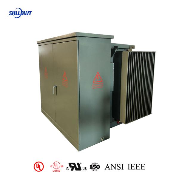 Quality 2000kVA Three Phase Pad Mount Transformer 12470V Oil Filled Ground Mounted for sale