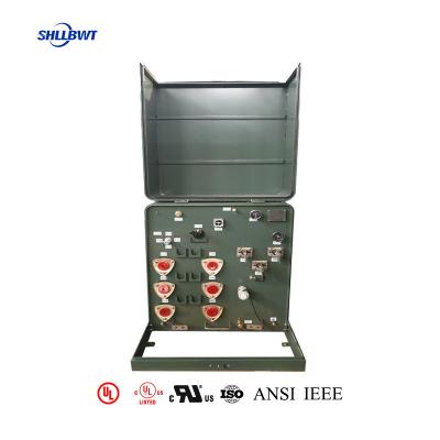 China Underground  Single Phase Pad Mount Transformer Copper Winding Fully Sealed for sale