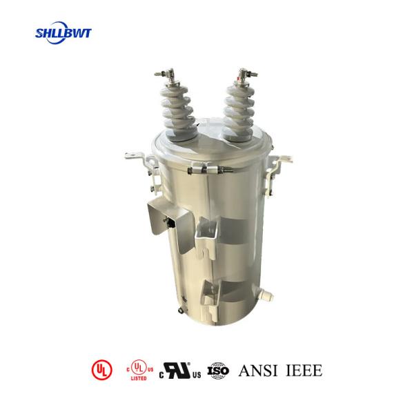Quality 10 - 333kVA Pole Mounted Transformer ANSI IEEE IEC Cylindrical Distribution for sale