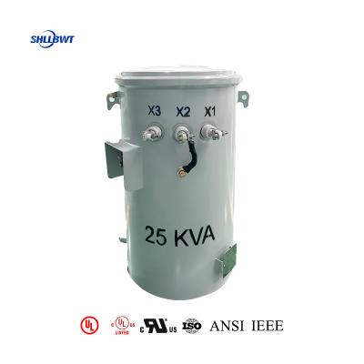 China Industrial Grade Single Phase Underground Transformer 25kVA Outdoor for sale