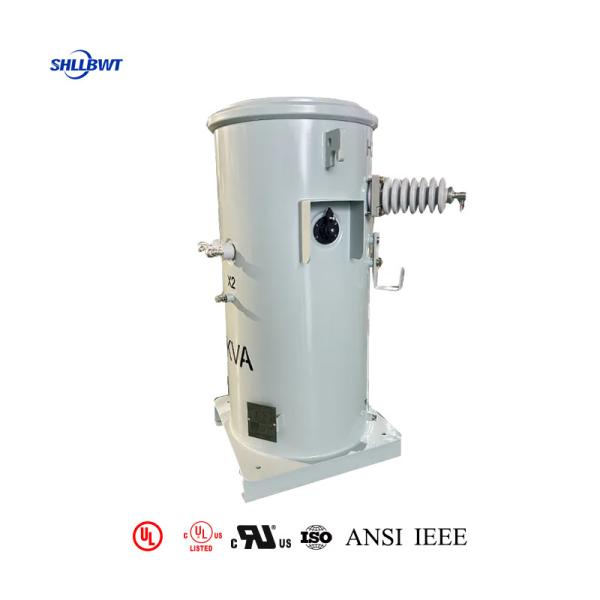 Quality 75kVA 1 Phase Pole Mounted Transformer 4.16kV 120V Quiet Pole Distribution for sale