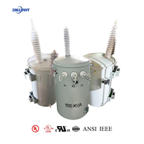 Quality 4160GrdY  100 Kva Pad Mount Transformer 4.16kV To 120V Single Phase Transformer for sale