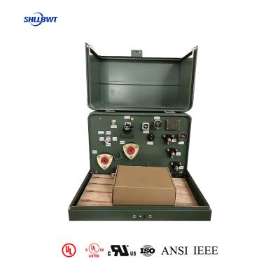 China 37.5 KVA Single Phase Pad Mounted Transformer Residential ANSI C57 Ultra Low Load Loss for sale