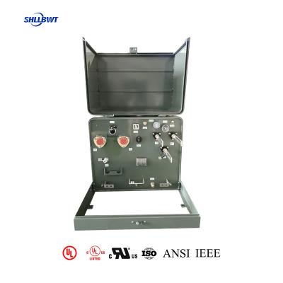 China 200kVA Power Pole Transformer 34500V To 120V FR3 Oil, ≤55dB Outdoor Pad Mounted for sale