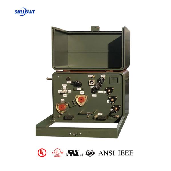 Quality 250kVA Single Phase Pad Mounted Transformer 13.2kV Disaster Resistant Concrete Pad for sale