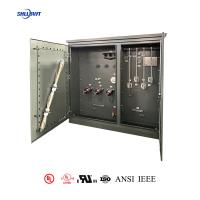 China 150kVA Three Phase Pad Mounted Transformer Loop Feed Dual Power 12870V 208Y120V for sale