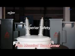 10kva single phase pole mounted 100hz 4160v  oil immersed distribution transformer